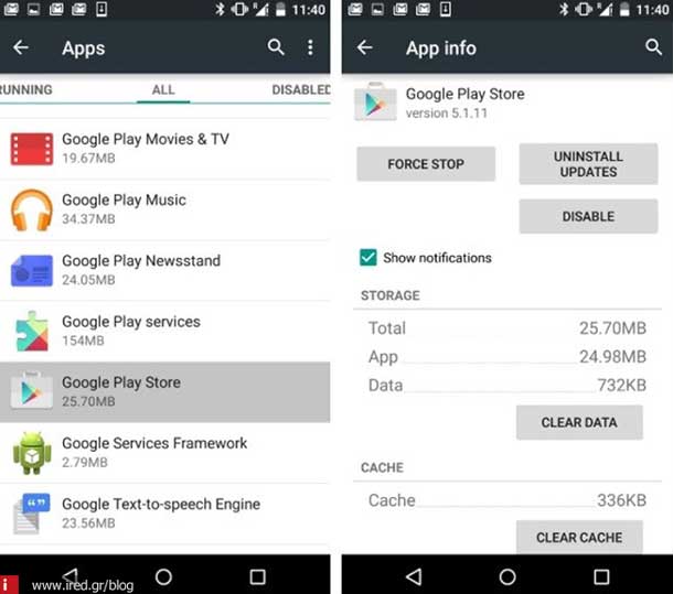Google Play Store: Προβλήματα και λύσεις | ired.gr