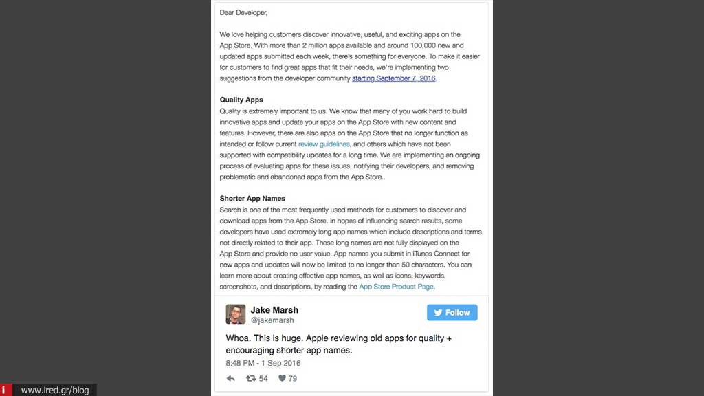 App Store - Η Apple θα αρχίσει το ξεκαθάρισμα στην «κόπρο του Αυγεία» | ired.gr