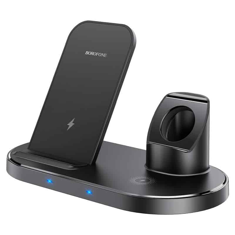 BOROFONE BQ10 - WISE SOURCE 3 IN 1 VERTICAL WIRELESS FAST CHARGER | ired.gr